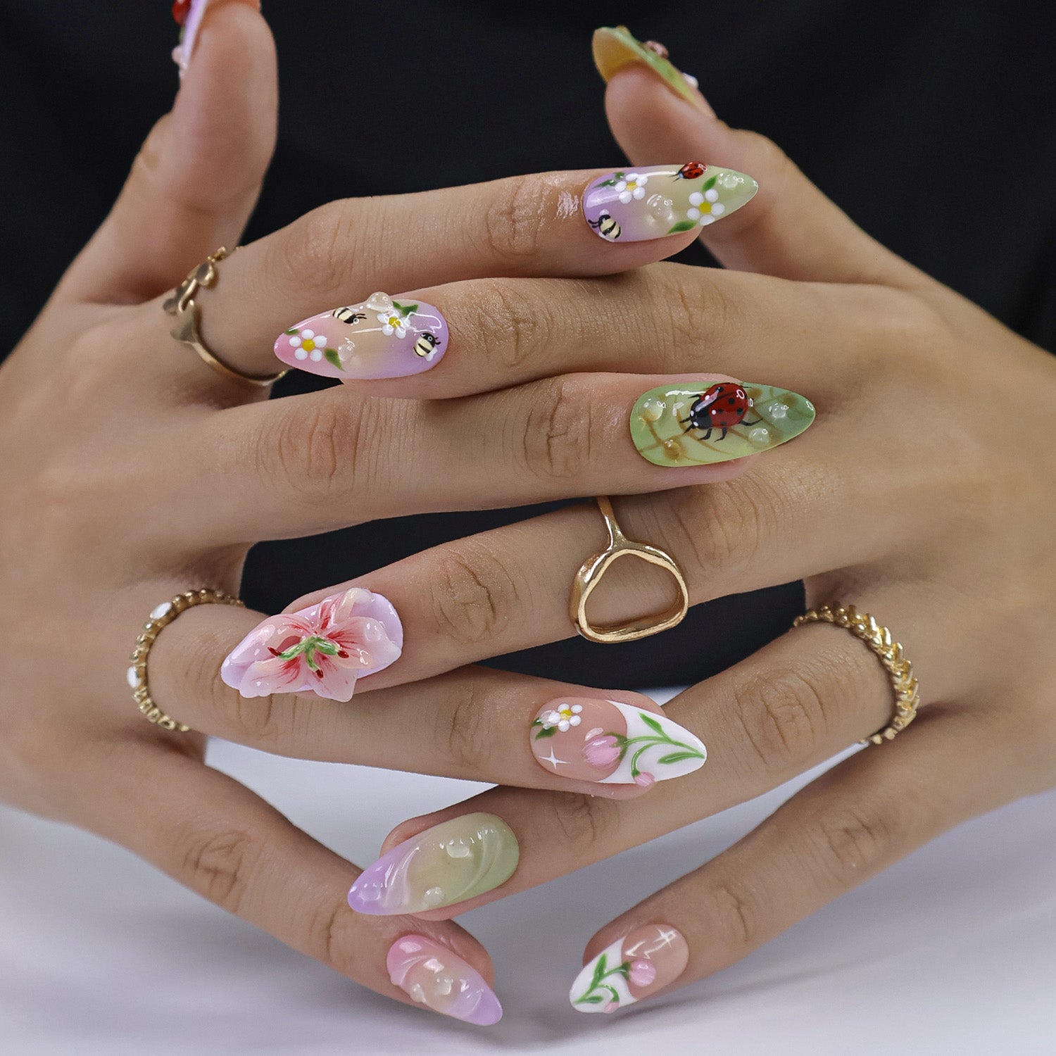 Premium Handmade Press On Nails – LILY NAILS ART