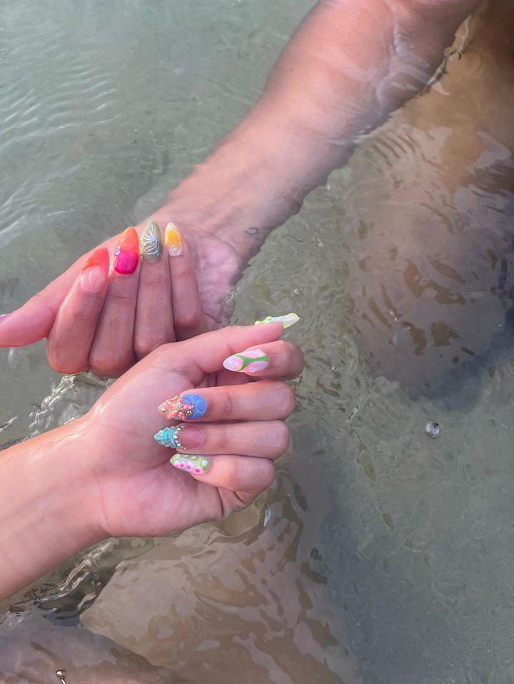 Sunshine | Handmade Press On Nails by lilynailsart.co – LILY NAILS ART