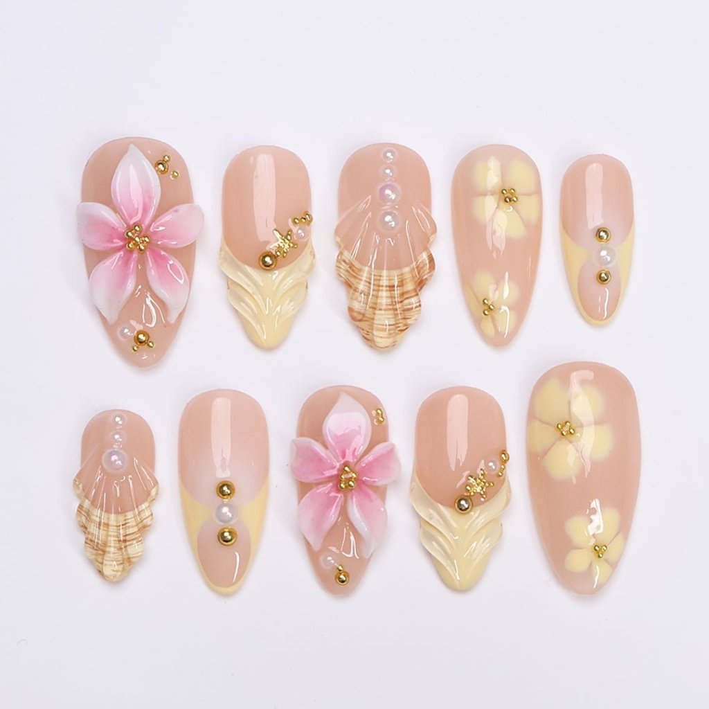 Sunelle | Handmade Press On Nails by lilynailsart.co – LILY NAILS ART